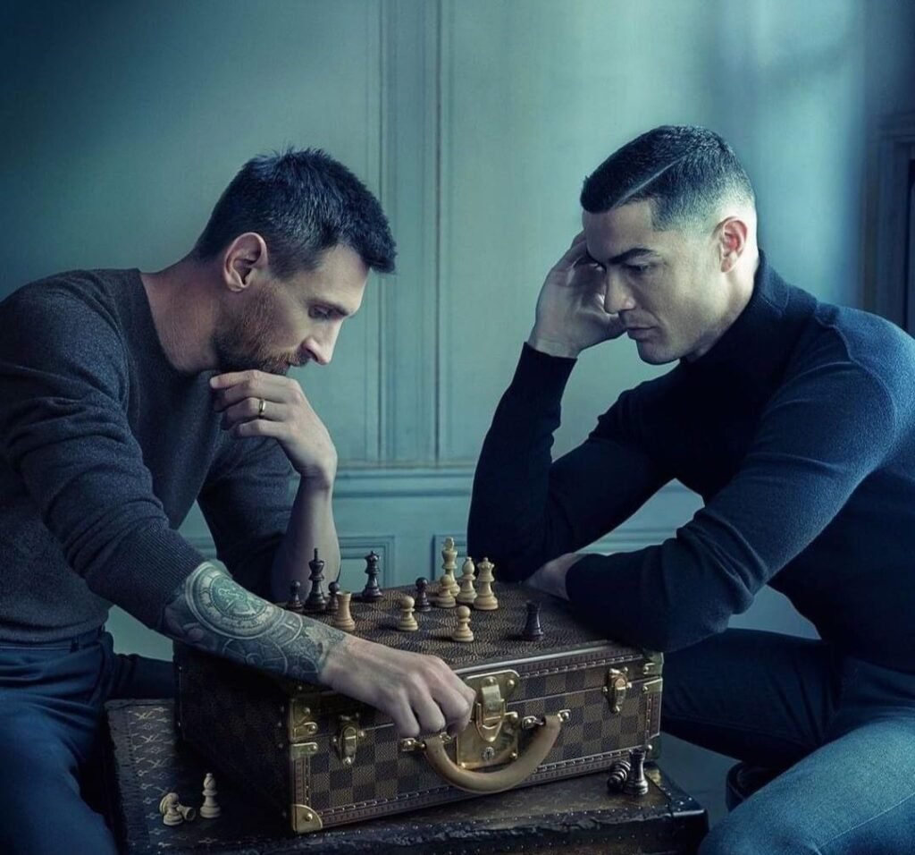 Messi e Ronaldo unem-se em campanha publicitária da Louis Vuitton » XAA